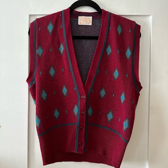 Pendleton | Sweaters | Authentic Pendleton Wool Sweater Vest Great ...
